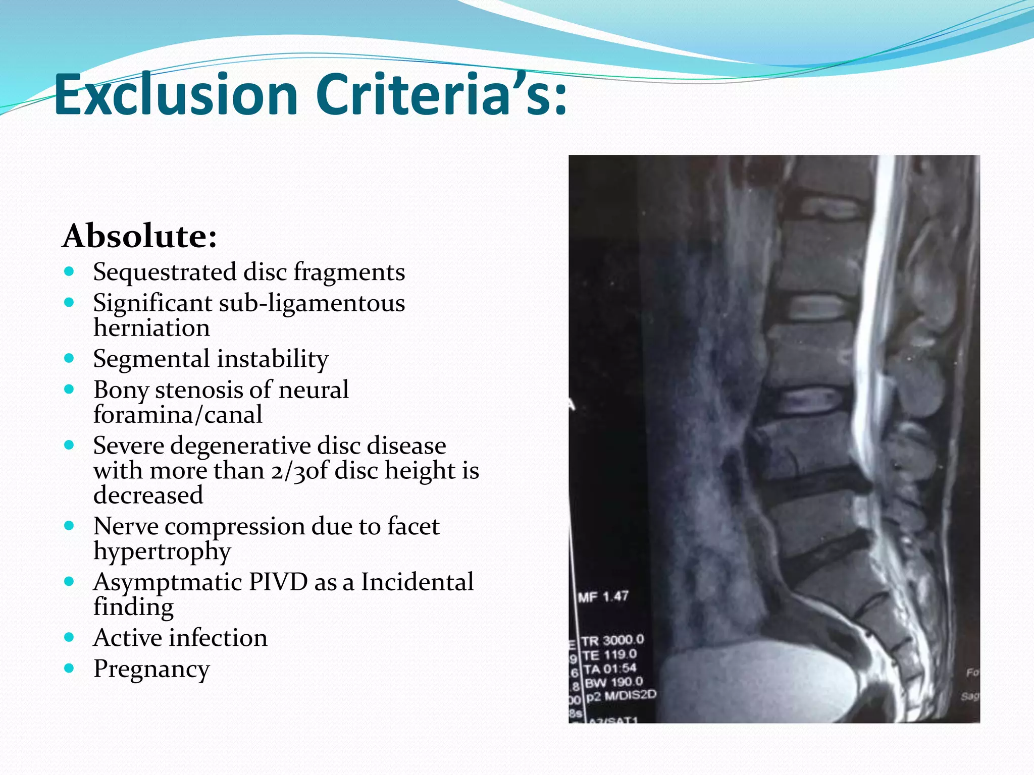 Ppt paper presentation percutaneous discectomy | PPTX