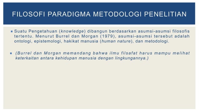 Paradigma penelitian positif metodologi penelitian | PPT