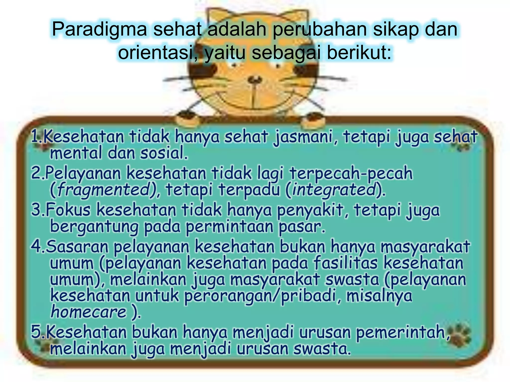 paradigma sehat | PPTX