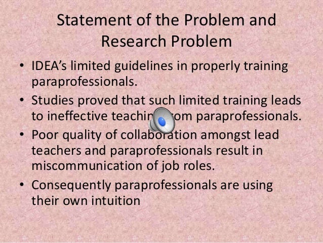 Ppt paraprofessionals and instruction