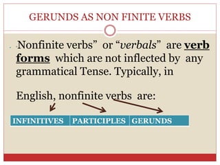 GERUNDS AND INFINITIVES | PPT