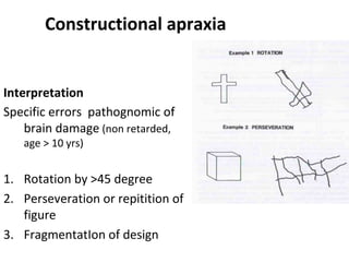 Constructional Apraxia