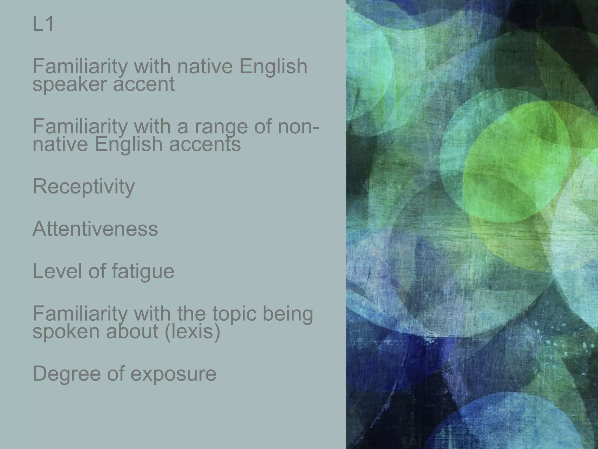 Improving Adult Learners' Pronunciation | PPT