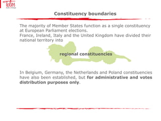 European Parliament elections: common principles and national ...