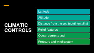PPT Climate Chapter Geography Class 9 NCERT | PDF