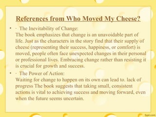 who moved my cheese theme for presentation. | PPT