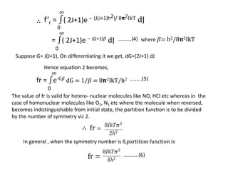 PPT Partition function.pptx | Chemistry | Science