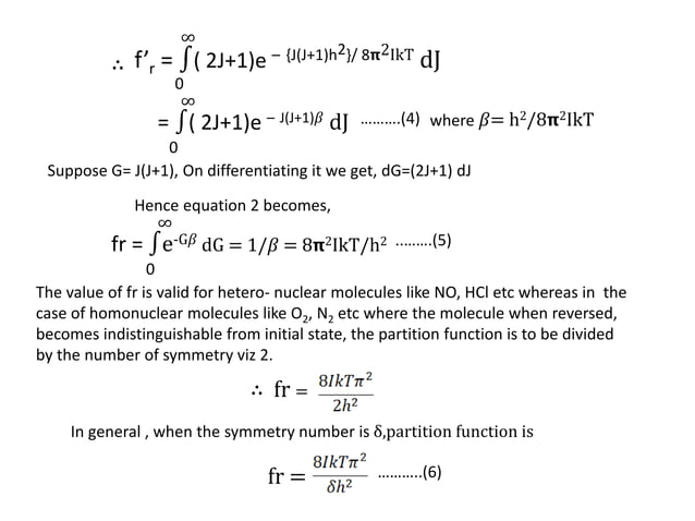 Ppt Partition Function Pptx Chemistry Science