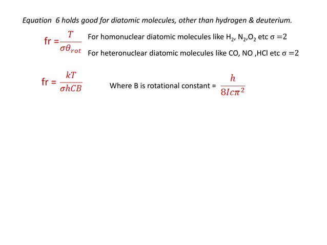 Ppt Partition Function Pptx Chemistry Science