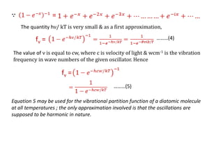PPT Partition function.pptx | Chemistry | Science