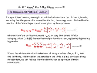 PPT Partition function.pptx | Chemistry | Science