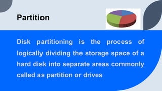 Partitions & formatting by Balvesh | PPTX