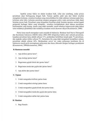Ppt partus lama 2022 | PDF