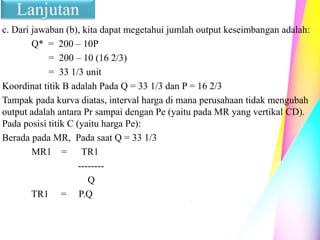 Pasar Oligopolistik dan Monopolistik | PPTX