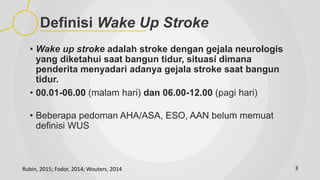 patofisiologi dan penatalaksanaan wus (pathophysiology and management ...