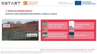 Reuse of Mining Waste in the Manufacturing of Sustainable Construction ...