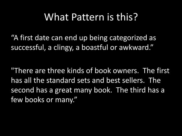 Pattern of Paragraph Organization | PPT
