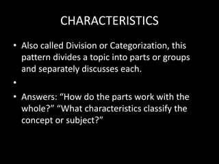 Pattern of Paragraph Organization | PPTX