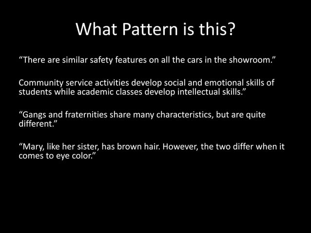 Pattern of Paragraph Organization | PPT