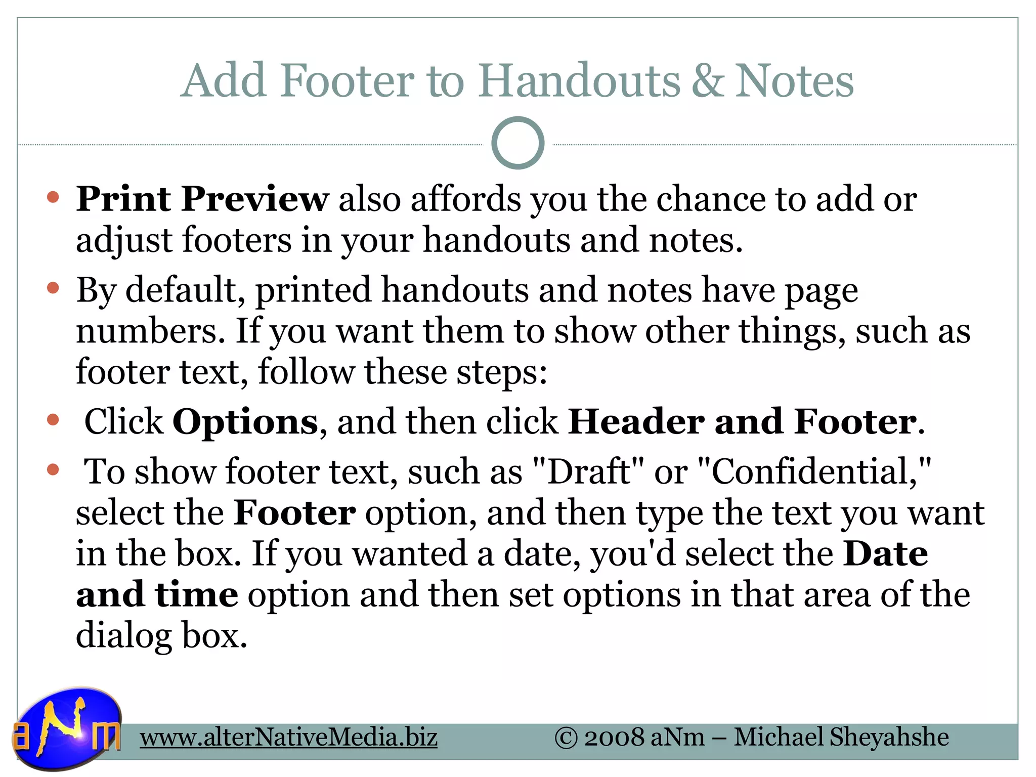 MS PowerPoint Training | PPT