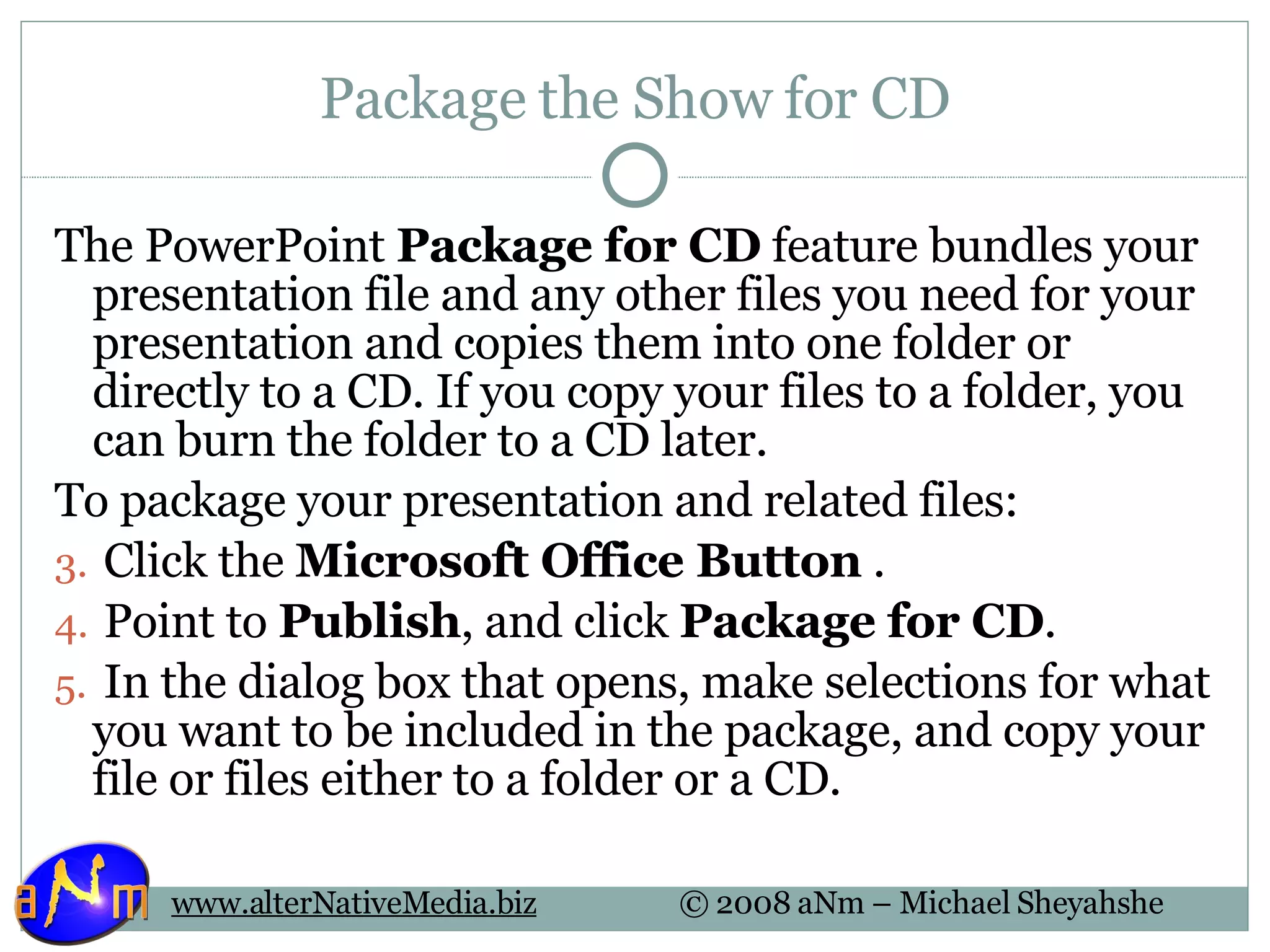 MS PowerPoint Training | PPT