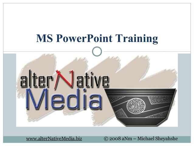 MS PowerPoint Training | PPT
