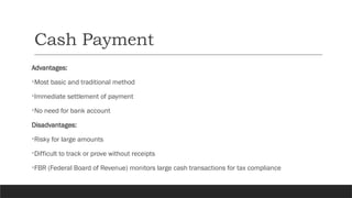 Payment Modes.pptx................................ | PPTX