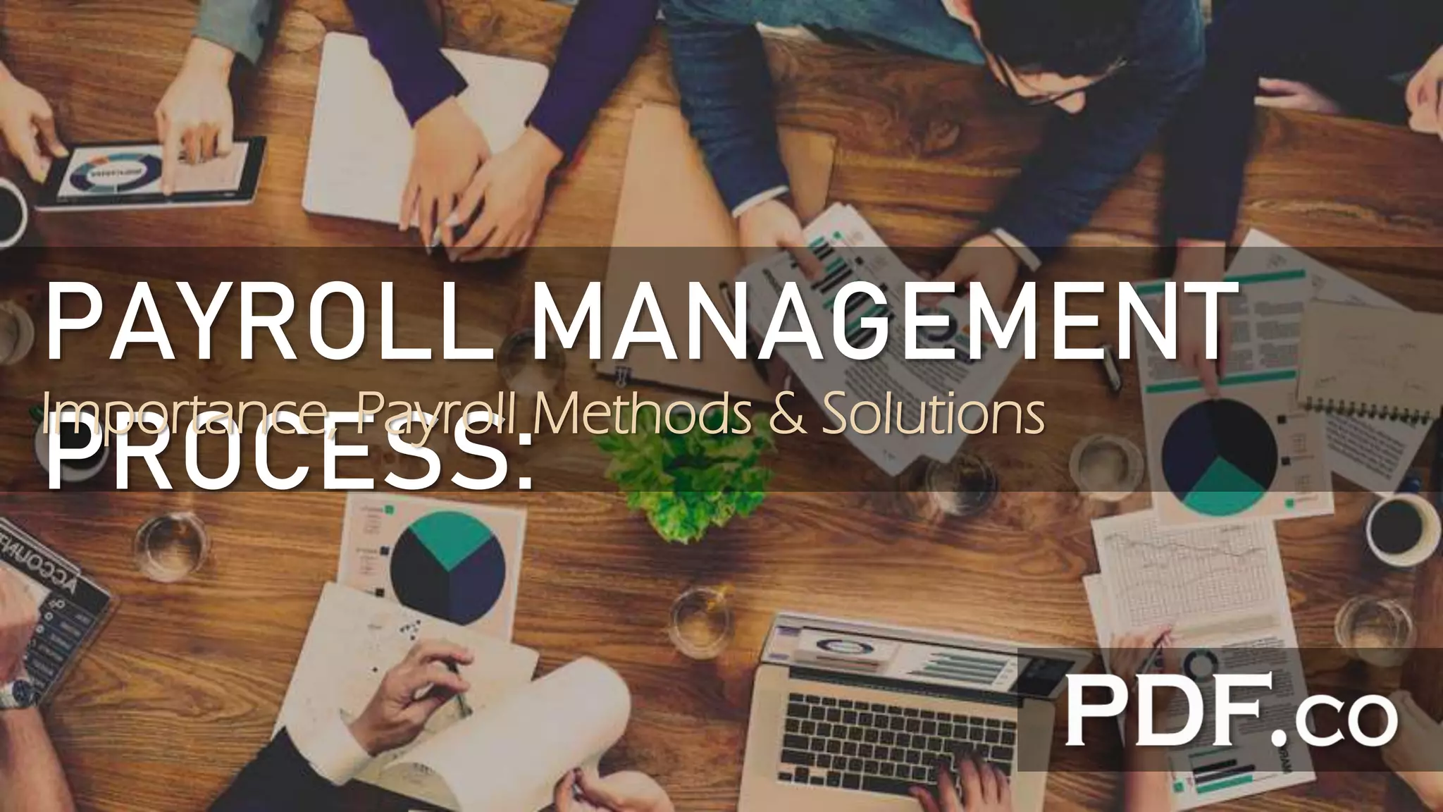 Payroll Management Process, Payroll Methods and Solutions | PPT