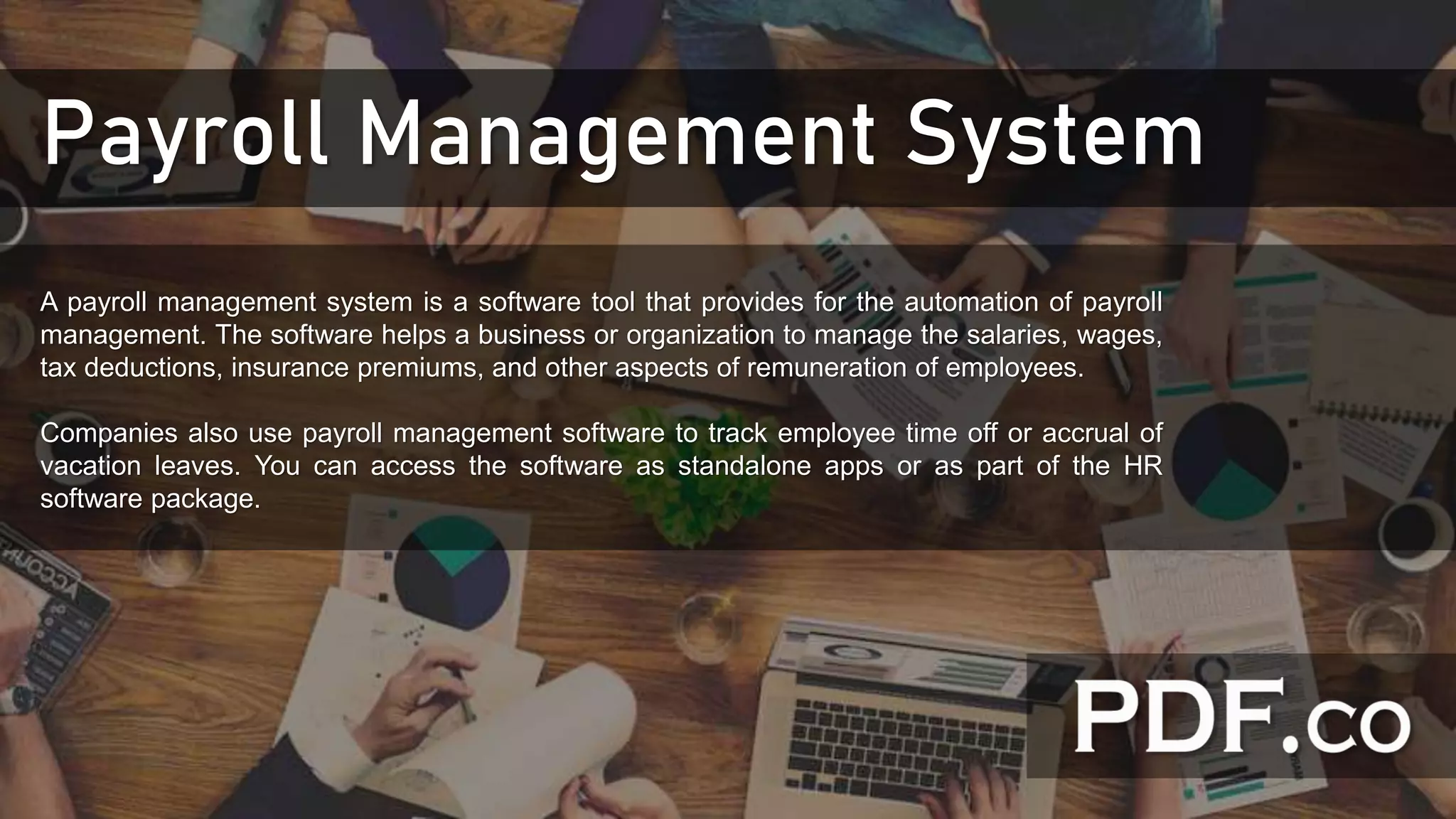 Payroll Management Process, Payroll Methods and Solutions | PPT