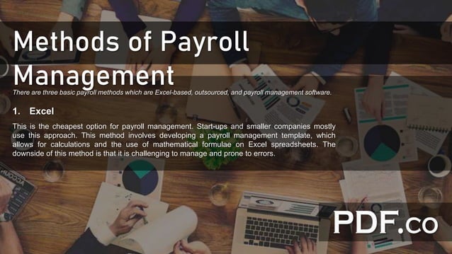 Payroll Management Process, Payroll Methods and Solutions | PPT