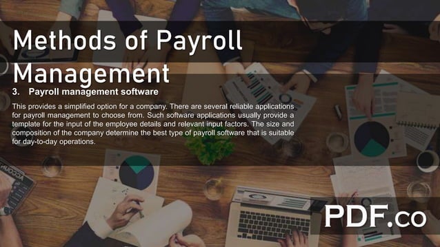 Payroll Management Process, Payroll Methods and Solutions | PPT