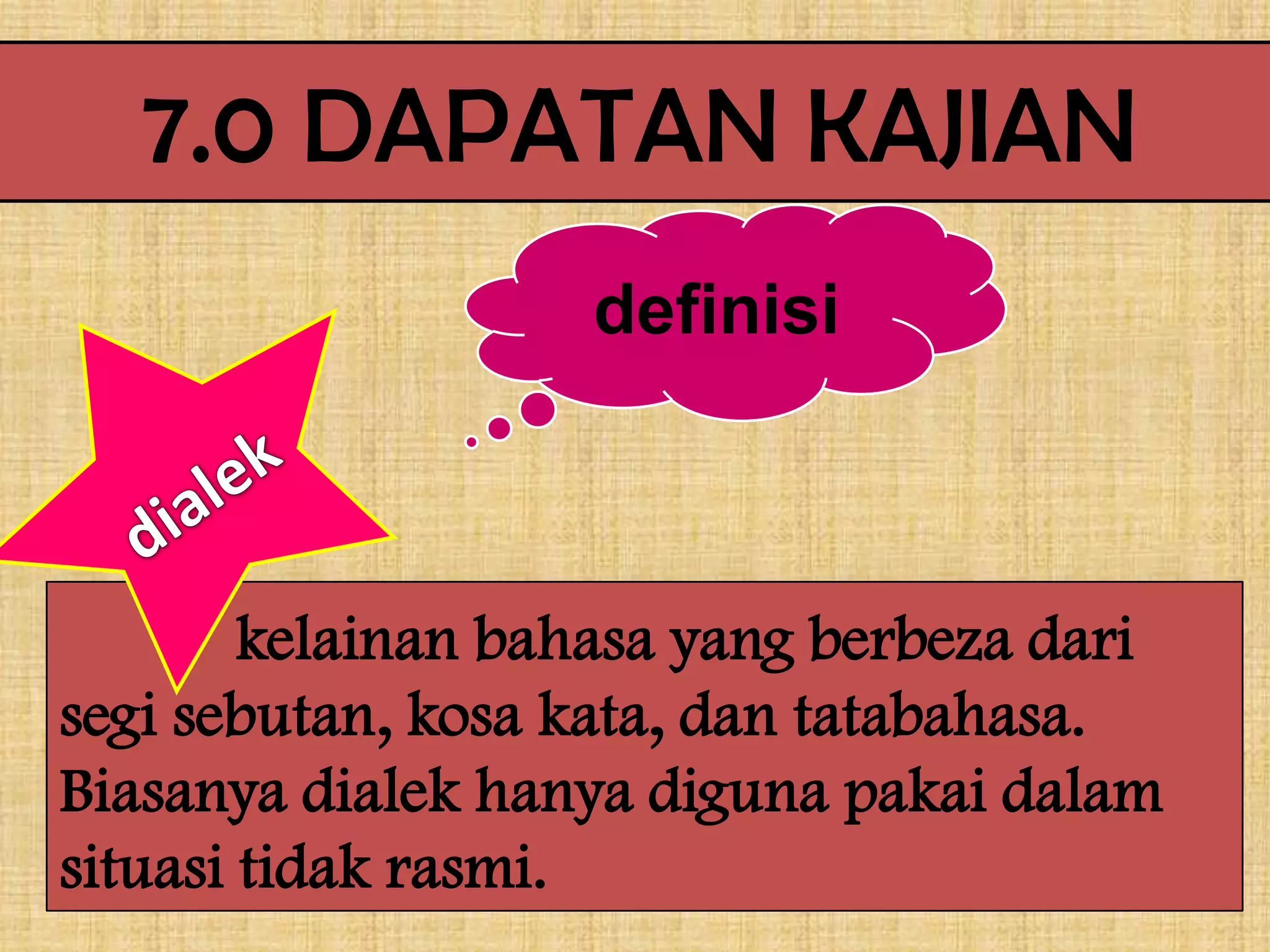 PBS BM PENGGAL 3 - (VARIASI BAHASA) DIALEK UTARA VS BAHASA MELAYU BAKU ...