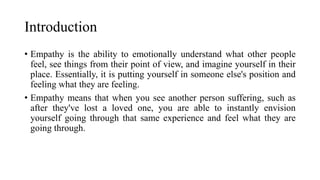 PPT PCE EMPATHY .pptx | Bereavement | Family and Relationships