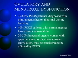 Ppt pcos | PPT | Hormonal Disorders | Endocrine and Metabolic Diseases