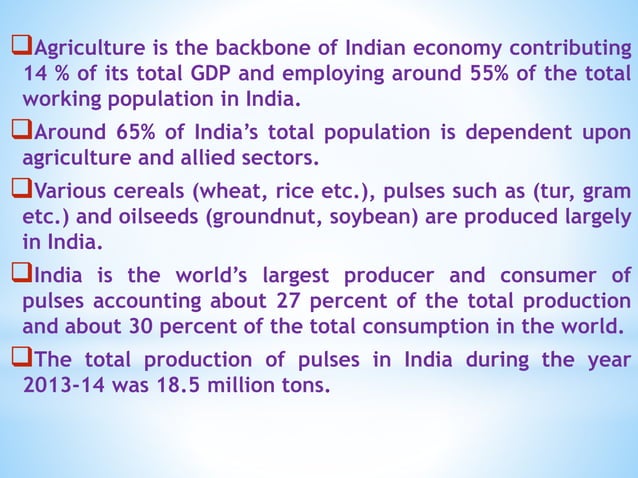 agriculture science practical crop production pulses and its ...