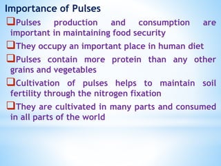 agriculture science practical crop production pulses and its ...