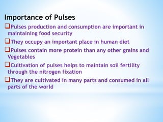 agriculture science practical crop production pulses and its ...