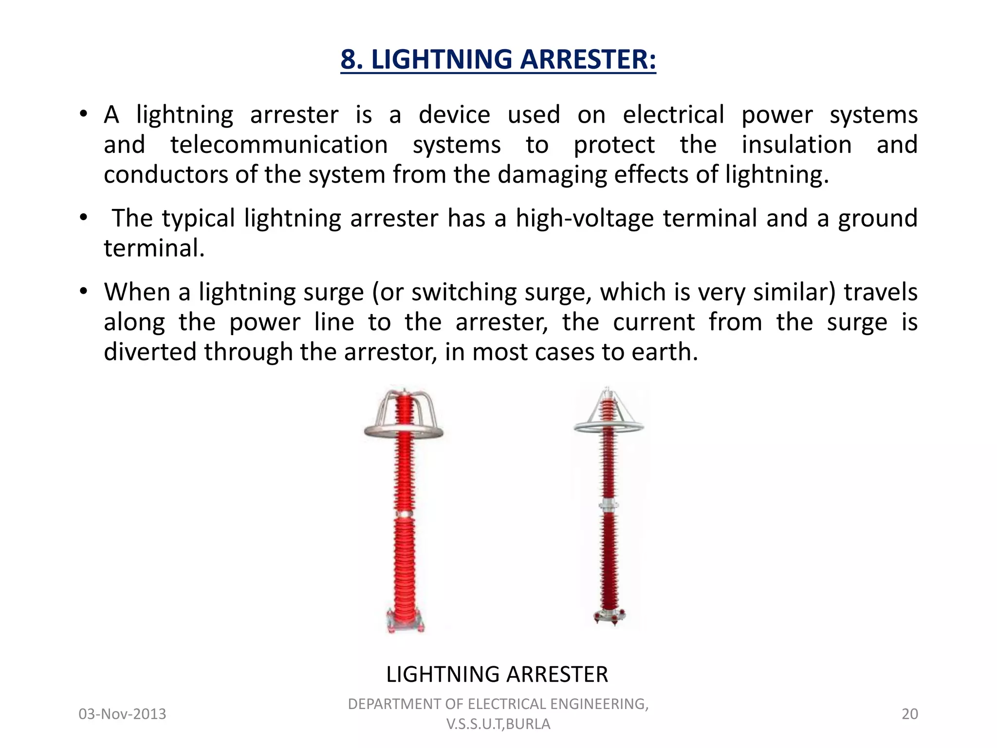 SWITCHYARD EQUIPMENTS & PROTECTION SYSTEMS | PDF