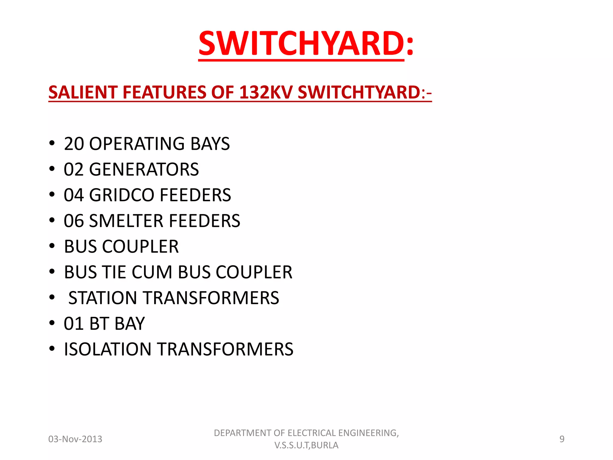 SWITCHYARD EQUIPMENTS & PROTECTION SYSTEMS | PDF