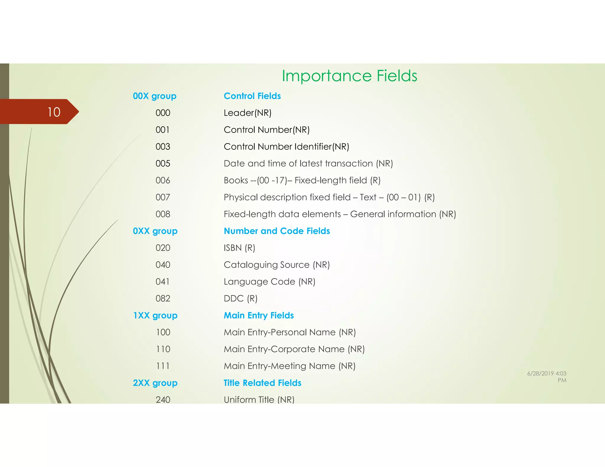 Creating a New Bibliographic Record in Koha with MARC 21 Fields | PDF