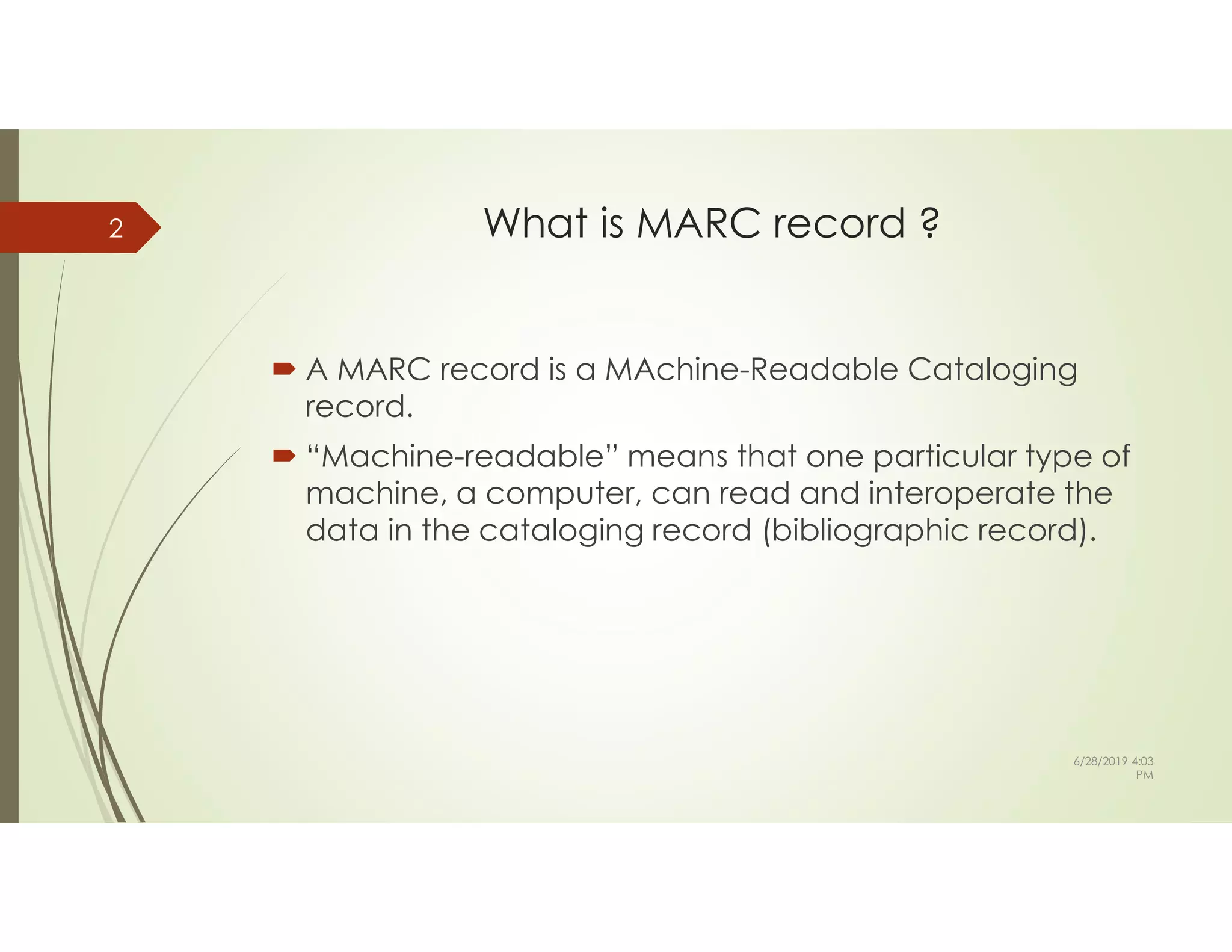 Creating a New Bibliographic Record in Koha with MARC 21 Fields | PDF