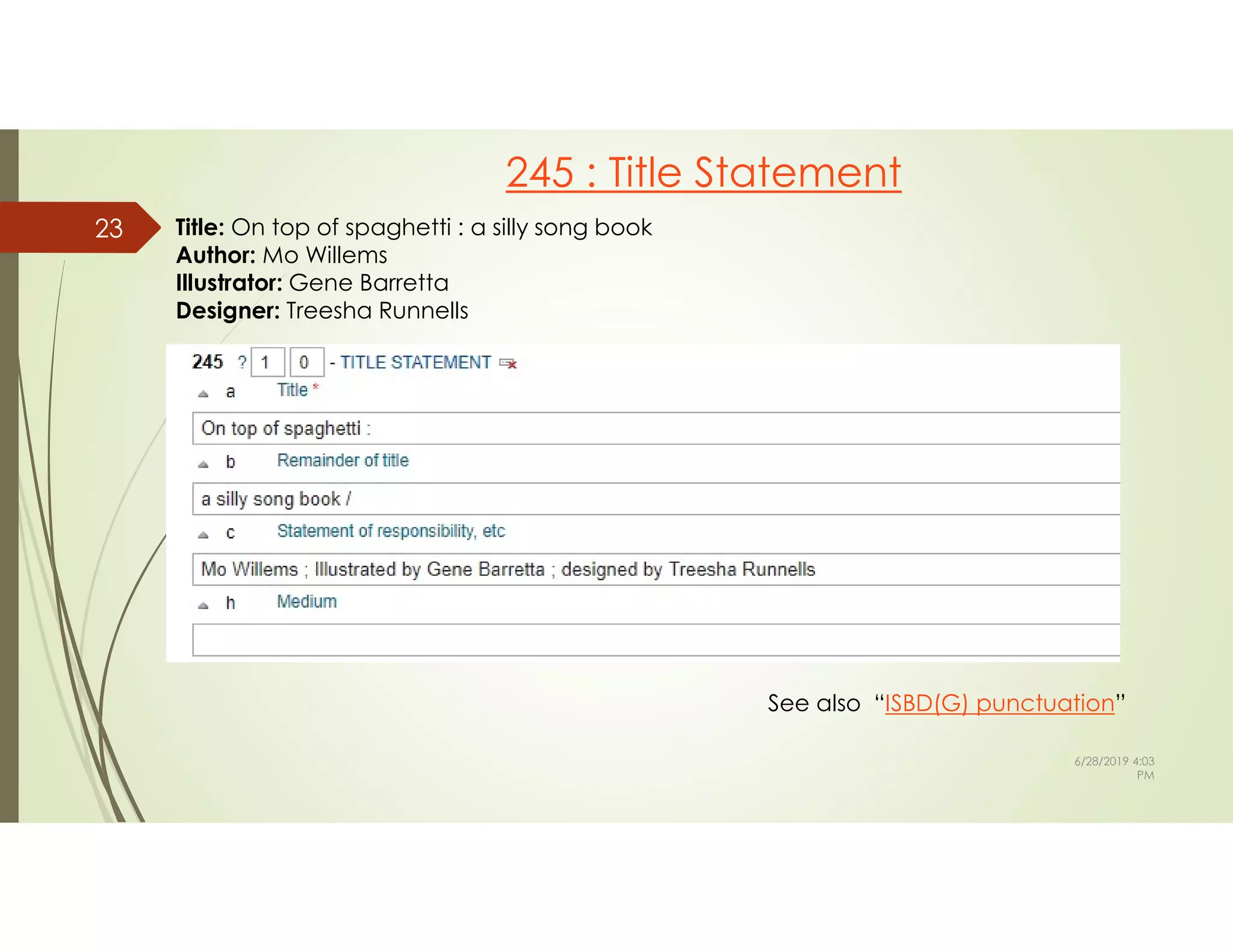 Creating a New Bibliographic Record in Koha with MARC 21 Fields | PDF