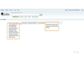 Creating a New Bibliographic Record in Koha with MARC 21 Fields | PDF