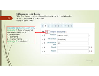 Creating a New Bibliographic Record in Koha with MARC 21 Fields | PDF