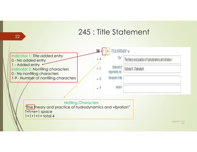 Creating a New Bibliographic Record in Koha with MARC 21 Fields | PDF