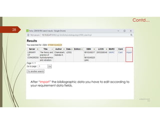 Creating a New Bibliographic Record in Koha with MARC 21 Fields | PDF