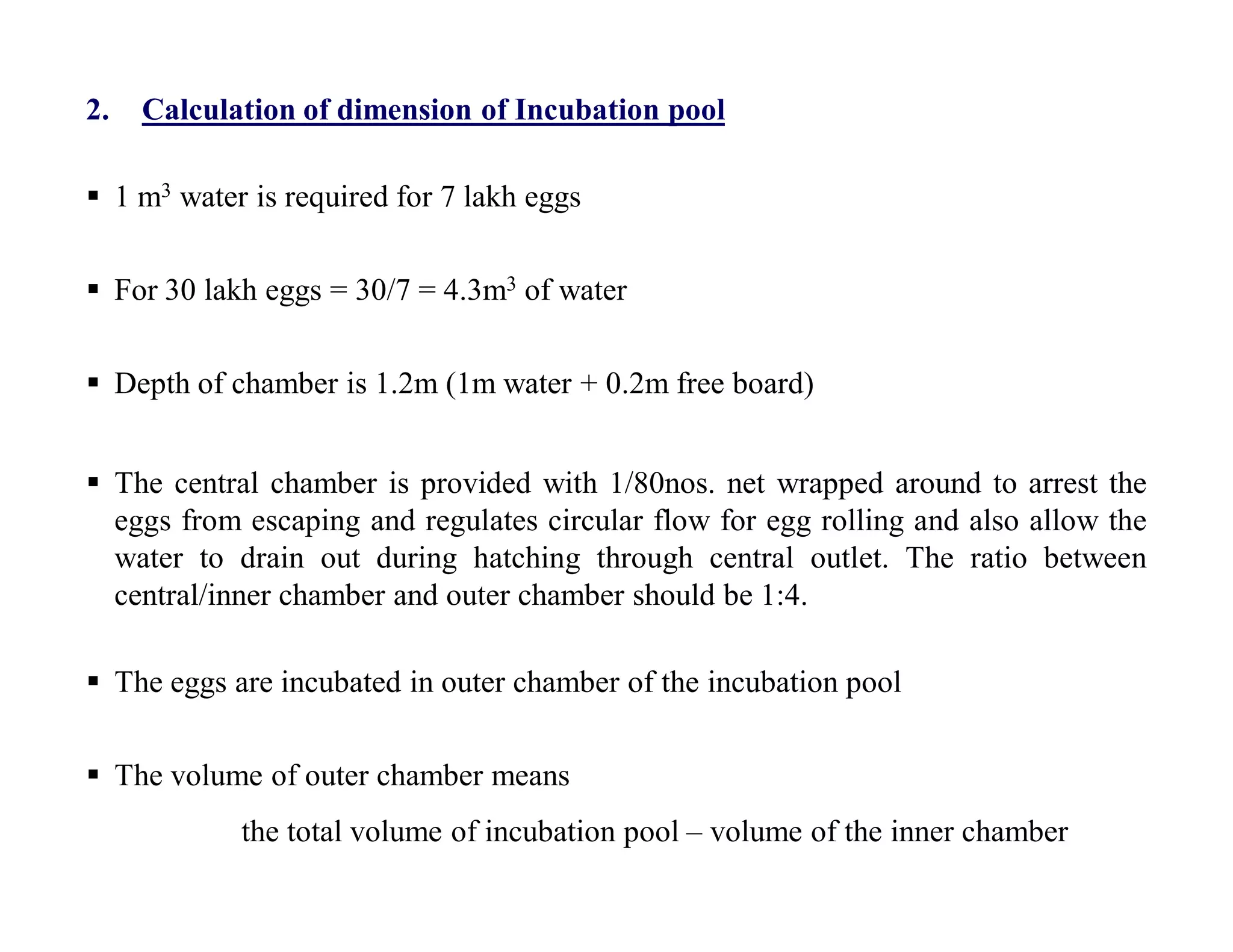 Design & Construction of a model CARP hatchery | PDF