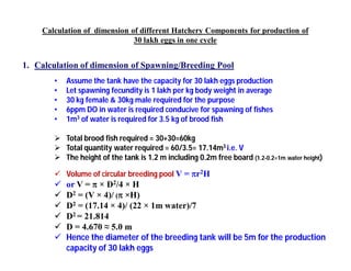 Design & Construction of a model CARP hatchery | PDF