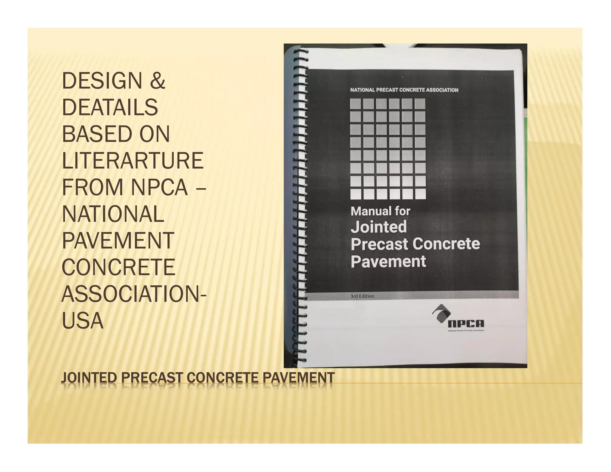 Ppt pdf for pre casr pre stressed concrte road panels | PDF