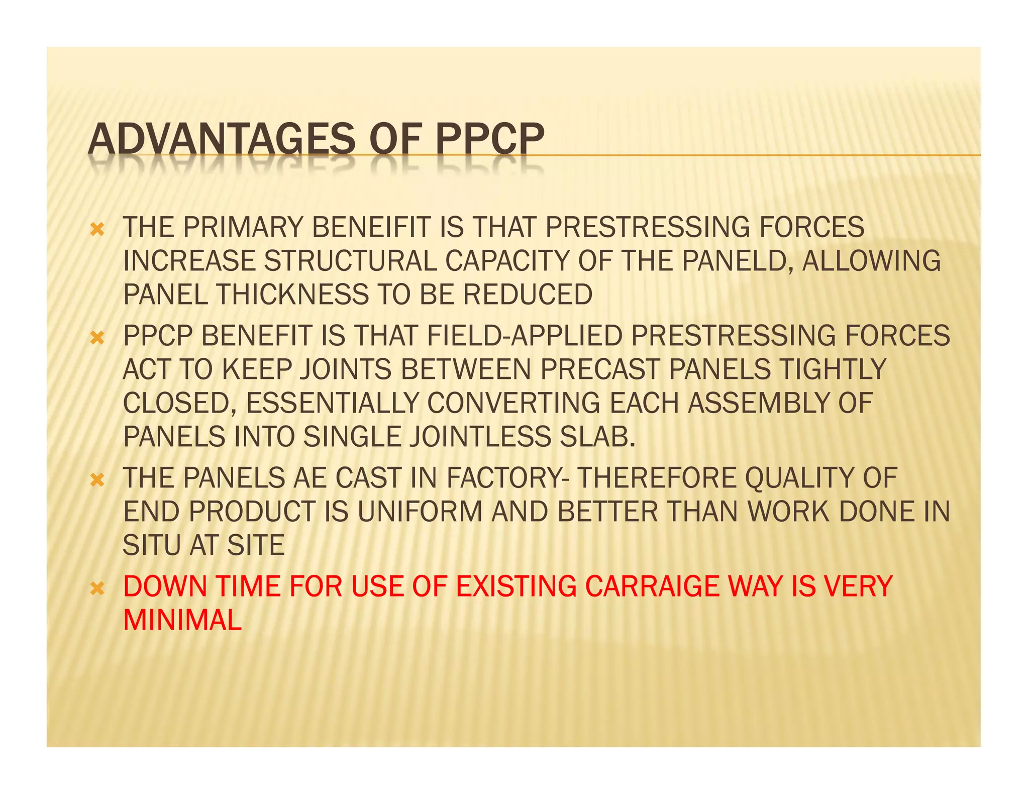 Ppt pdf for pre casr pre stressed concrte road panels | PDF